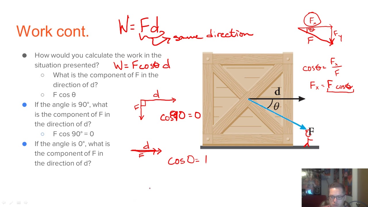 Physics Unit 3 Part 1 Work and KE - YouTube