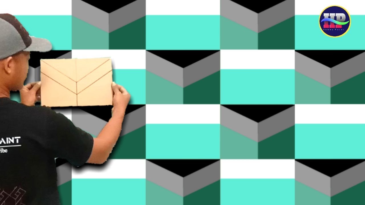 3D Design Tutorial - tutorial 3D wall painting - YouTube