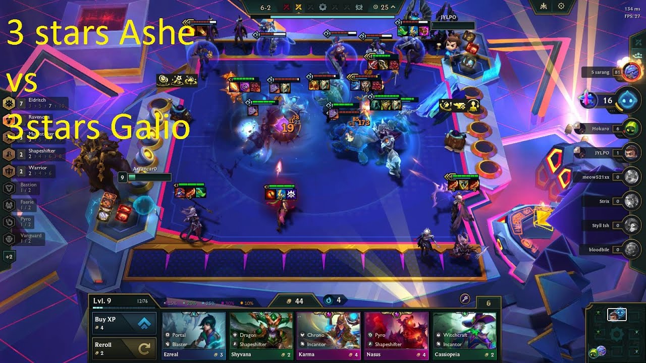 TFT ( Team Fight Tactics ), Eldritch, 3 stars Ashe. - YouTube