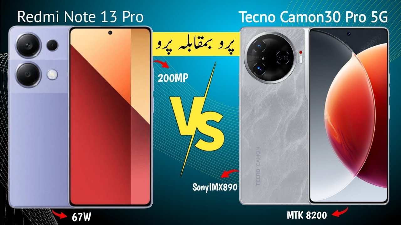 Tecno Camon 30 Pro 5G Vs Redmi Note 30 Pro | Bettle Of Pro's! - YouTube