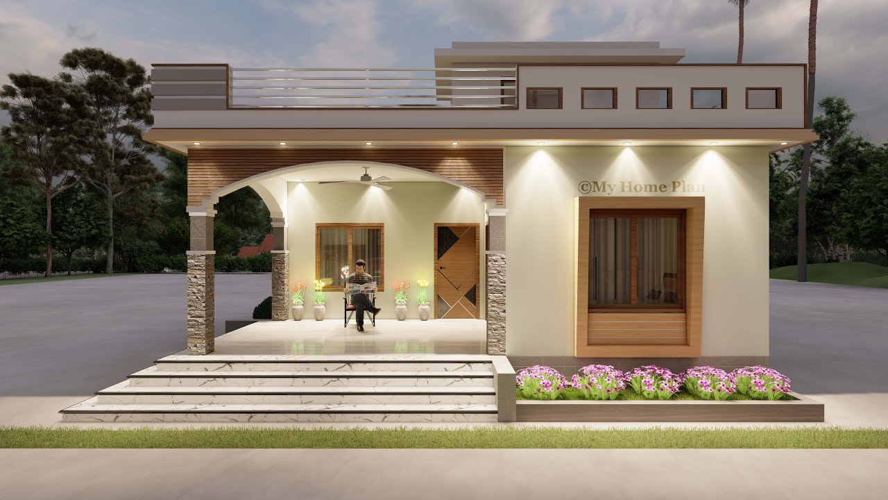 28x30 Ghar ka Design I Beautiful Home Design I Simple House I 2 Bhk ...