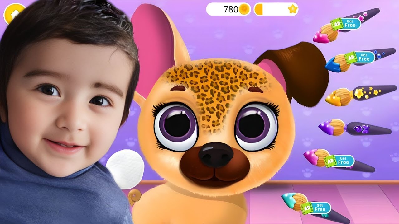 puppy makeup || pet beauty salon - YouTube