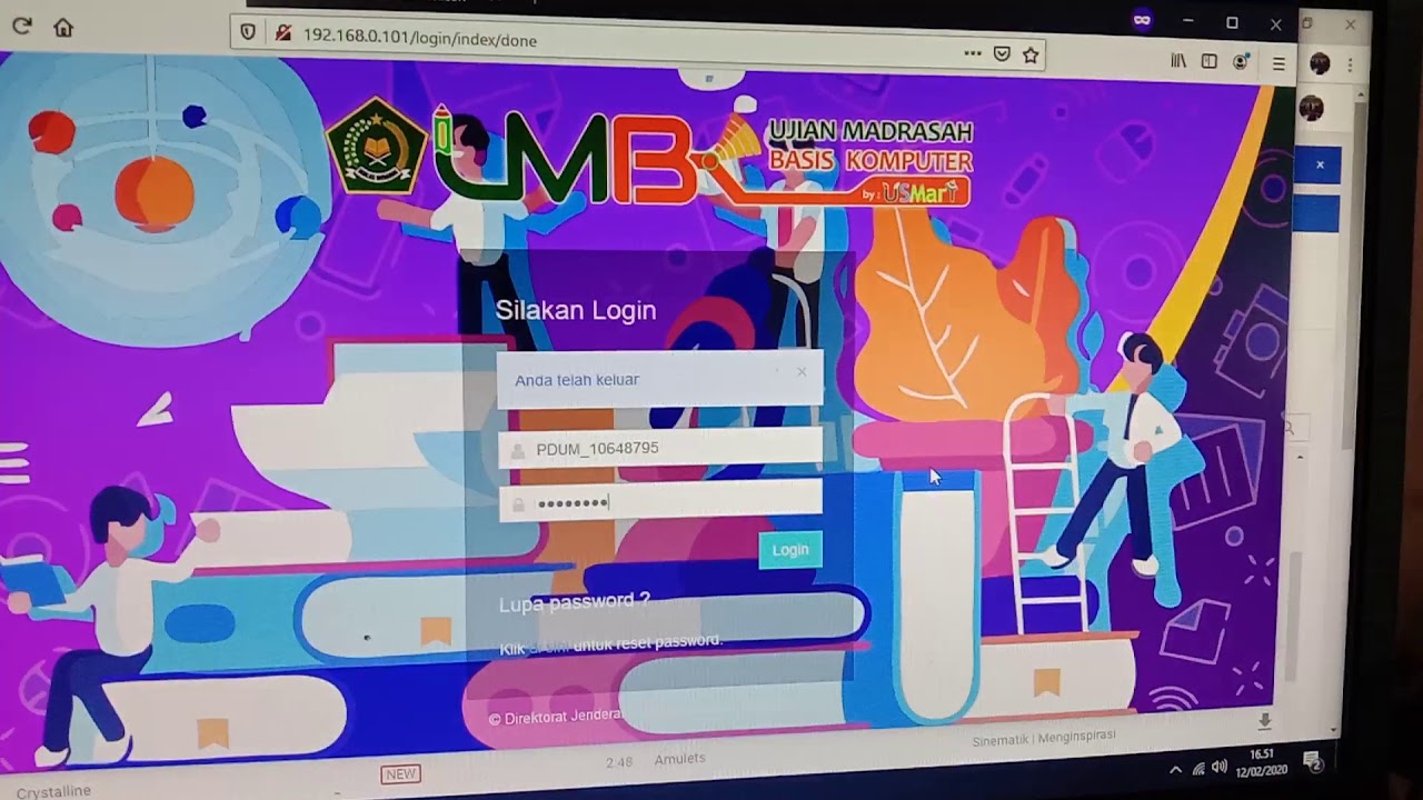 Cara Muda dapat Pasword UMBK/USBNBK, SINKRON UMBK 2020 TERBARU - YouTube