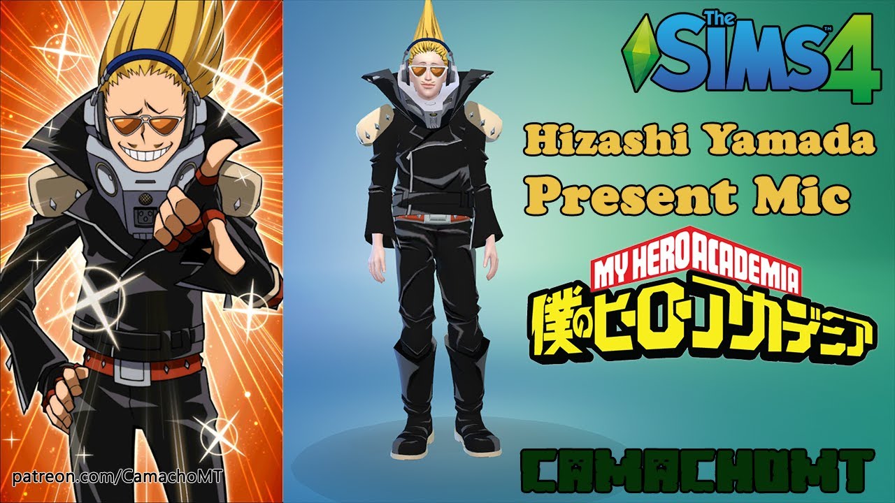 Present Mic | My Hero Academia | Sims 4 | - YouTube