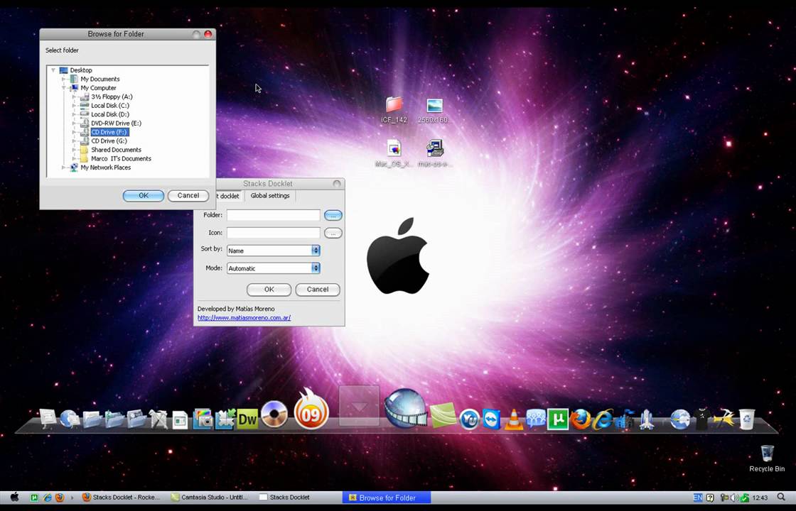 How To Change any Windows To MAC OS X style , very easy - YouTube