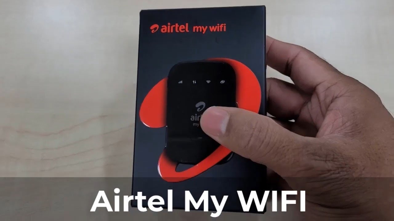 Airtel My Wifi AMF-311WW Data Card - Unboxing | Airtel 4g hotspot ...