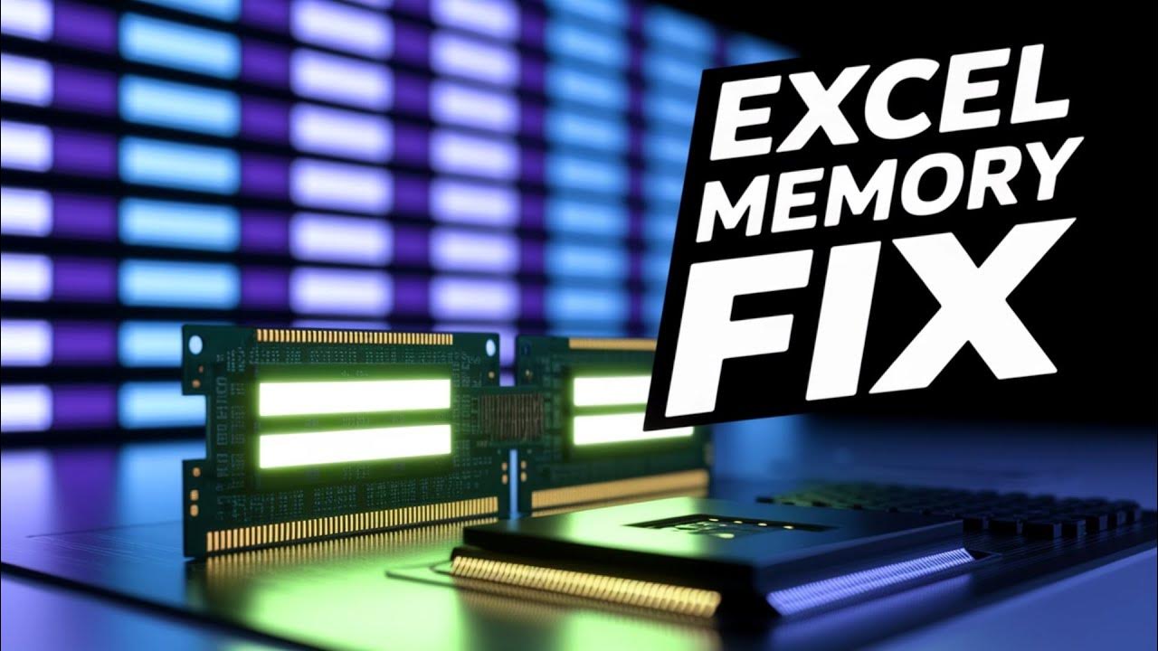 Fix There isn’t Enough Memory to Complete this Action in Excel - YouTube