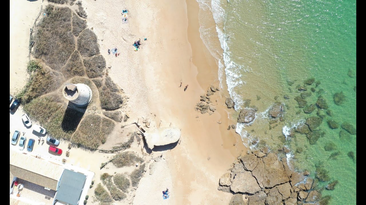 Playa El Palmar, Cádiz - DRON DJI 4k - YouTube