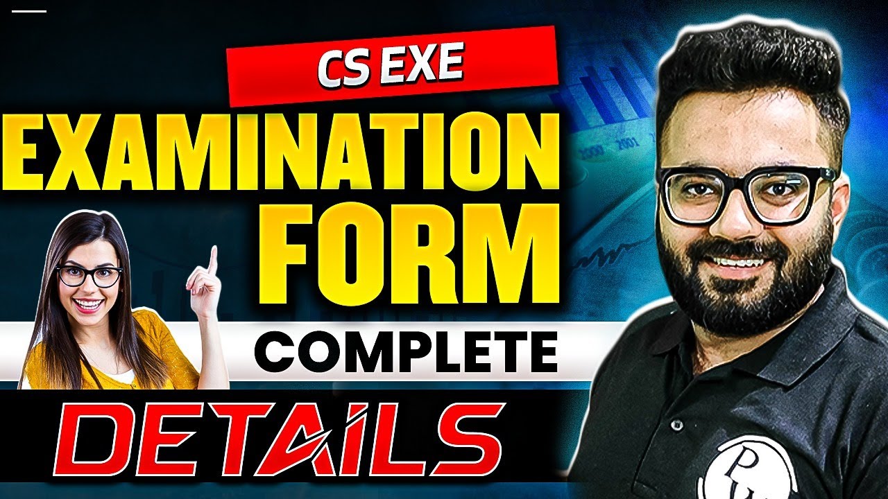 CS Exe Dec Examination form Complete Details 👉 - YouTube