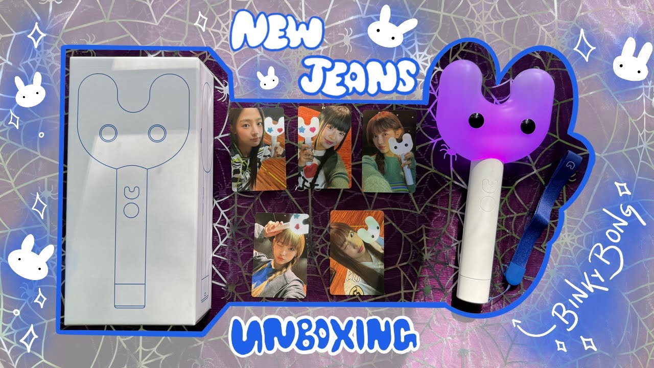 NewJeans - LIGHTSTICK 'BINKY BONG' - UNBOXING - ESPAÑOL - YouTube