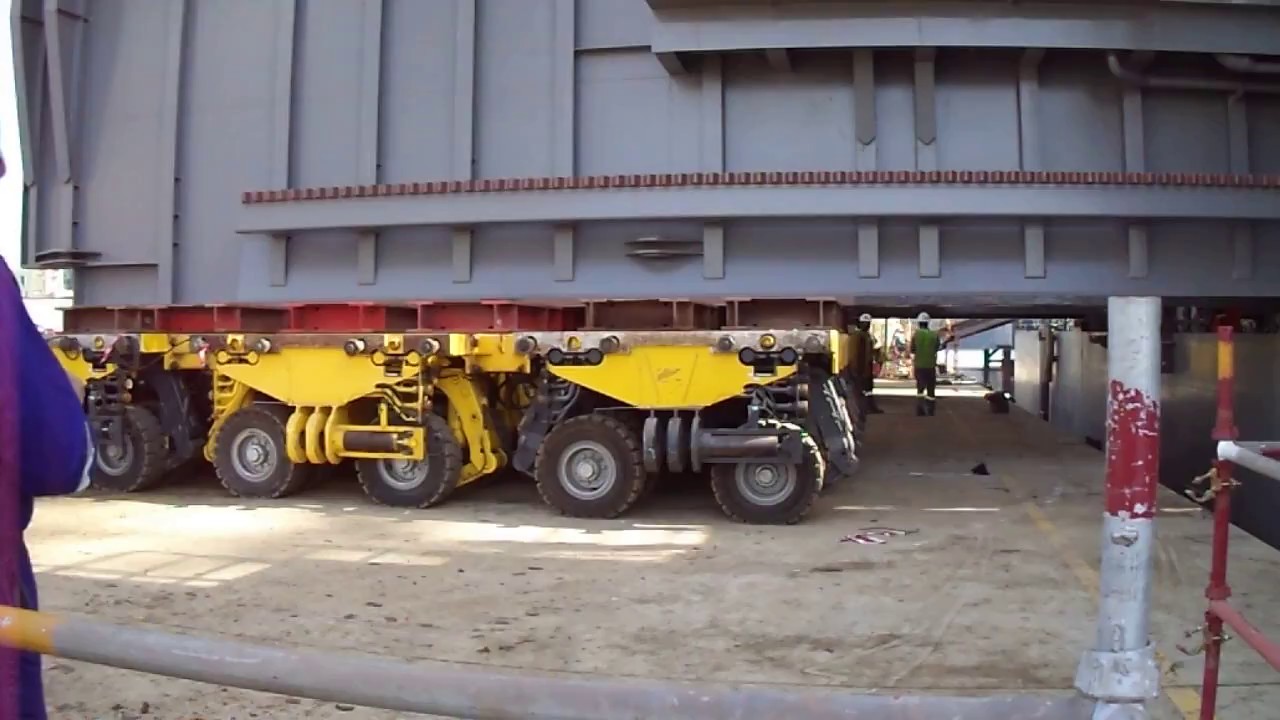 New Jack-up Rig Cantilever Install - YouTube