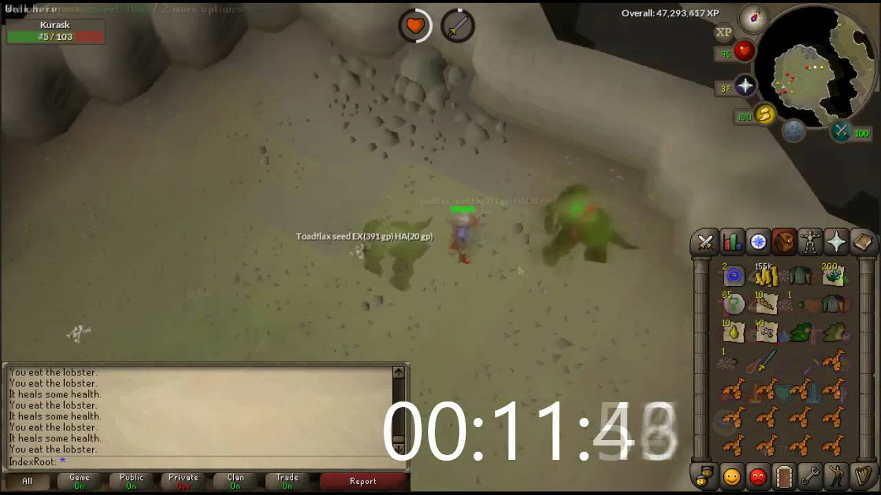 3 HOURS of KURASKS! NEW DROP TABLE (Over 1M P/HR) OSRS LOOT VID ...