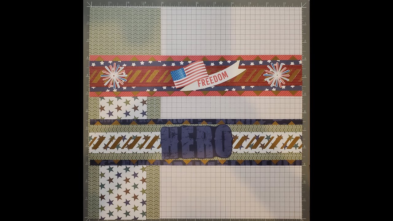 Called to Serve, a Tribute to Veterans Scrapbook Border Hack with the ...