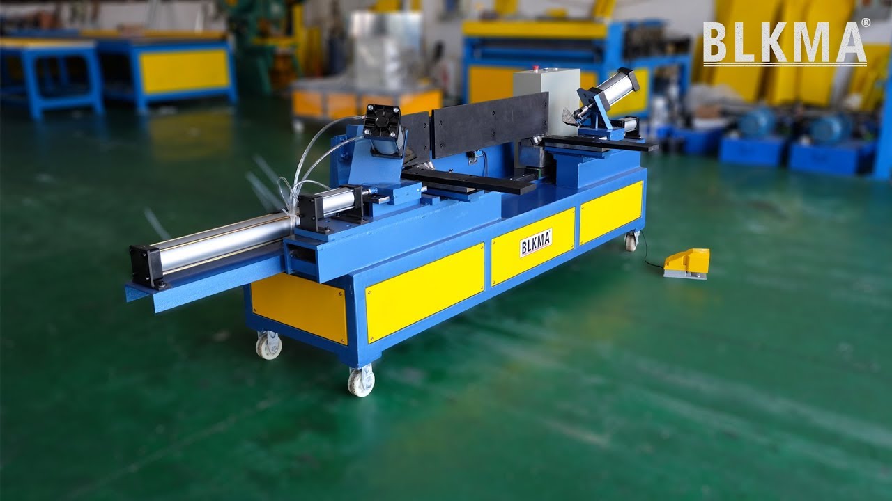 BLKMA pneumatic air duct tube seaming machine,pneumatic type zipper ...