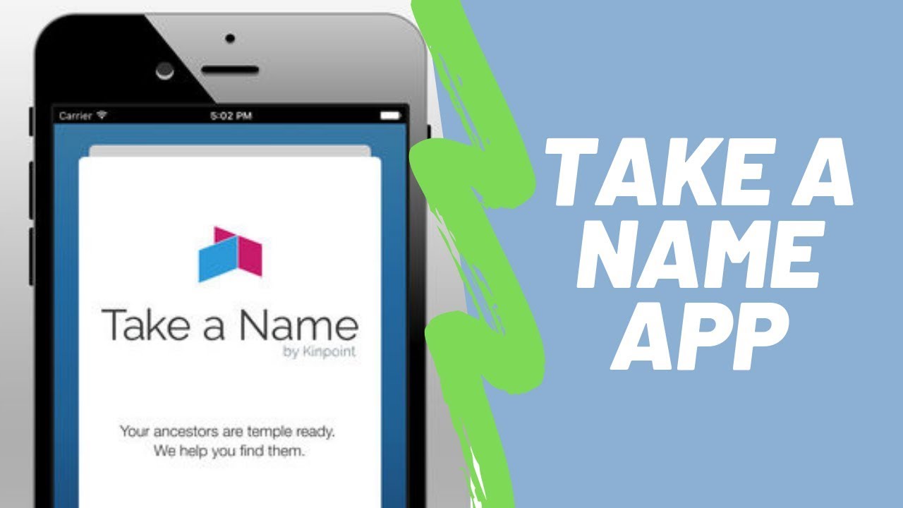 What is the Take a Name app? - YouTube