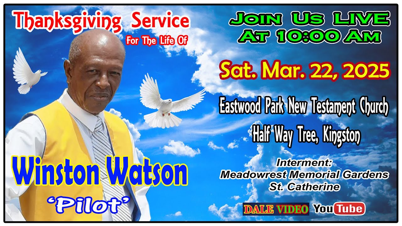 Winston Watson (Pilot) Thanksgiving Service @Eastwood Park New ...