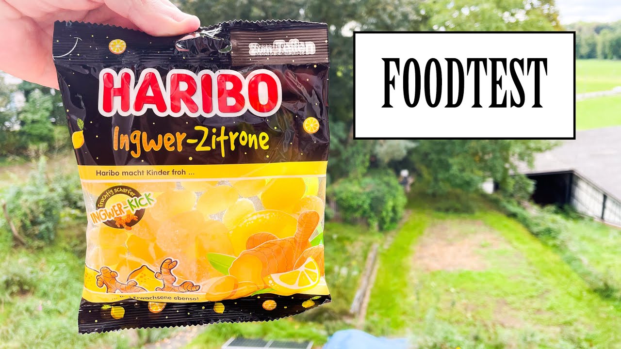 Haribo - Ingwer Zitrone | FOODTEST - YouTube