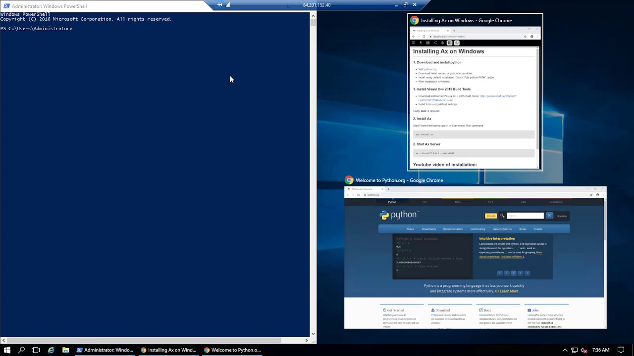 Installing Ax on Windows - YouTube