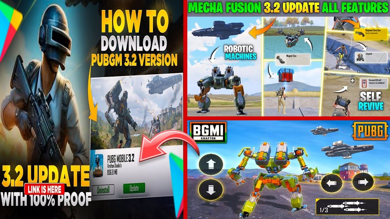 BGMI 3.2 UPDATE IS HERE || 3.2 UPDATE IS HERE || HOW TO DOWNLOAD PUBG ...