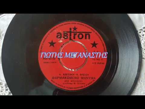 ΦΑΡΜΑΚΩΜΕΝΟ ΜΗΝΥΜΑ-ΑΝΘΟΥΛΑ ΜΠΟΥΖΑΝΗ - YouTube