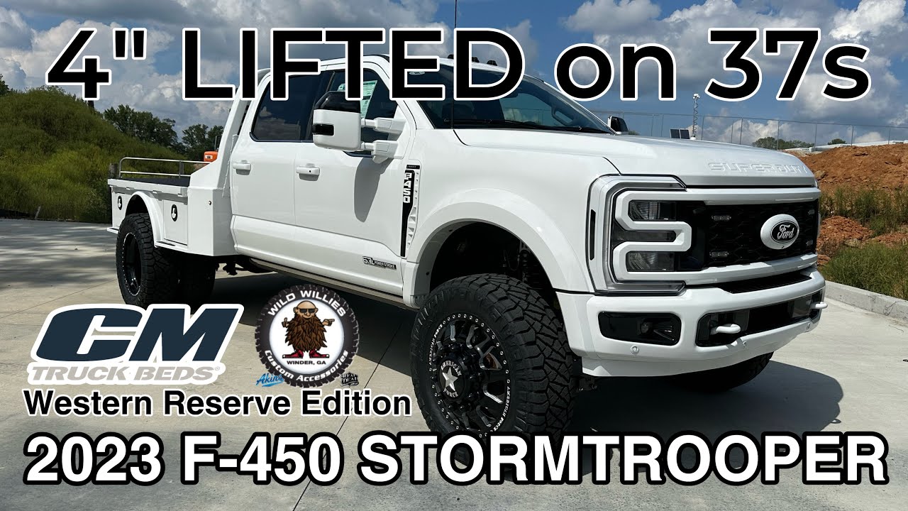 2023 Ford F-450 CUSTOM CM SK Truck Bed - YouTube