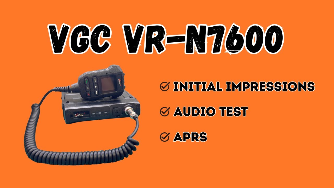 Vero VR-N7600: First Impressions, Audio Test and APRS - YouTube