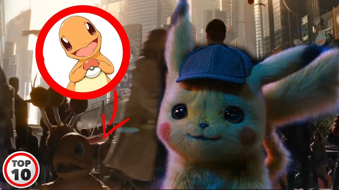 Top 10 Hidden Pokemon In The Detective Pikachu Trailer - YouTube