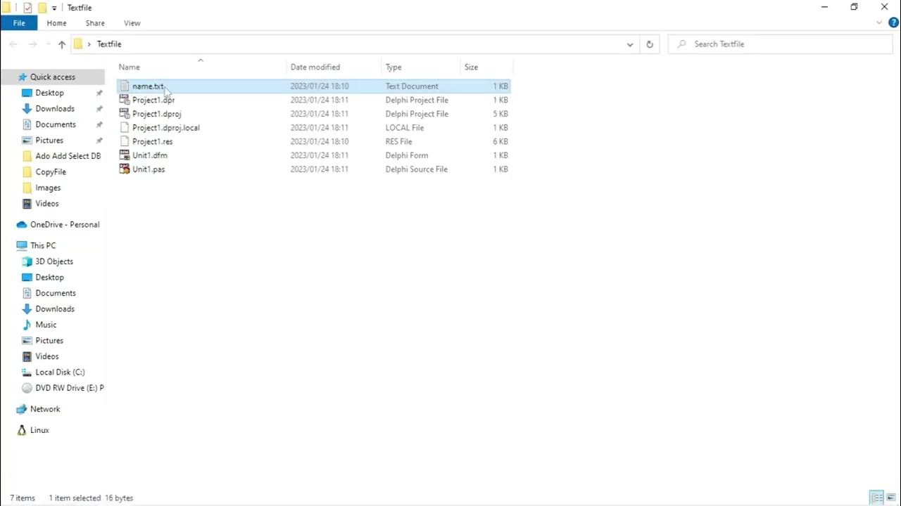 Delphi - Load Textfile - YouTube
