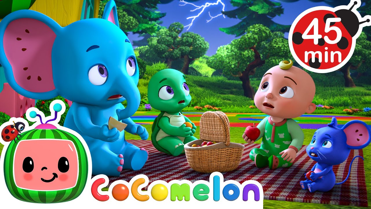 Thunder, Wind & Snow – JJ Helps Them All! 🌧️ | NEW ⛈️ Cocomelon Animal ...