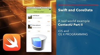 iOS Swift CoreData Tutorial: Create a real world App Part 1 - YouTube
