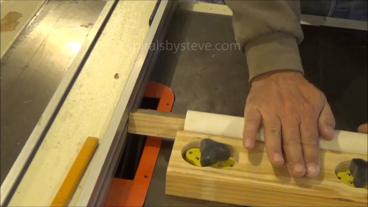 Making Round Tenons. - YouTube
