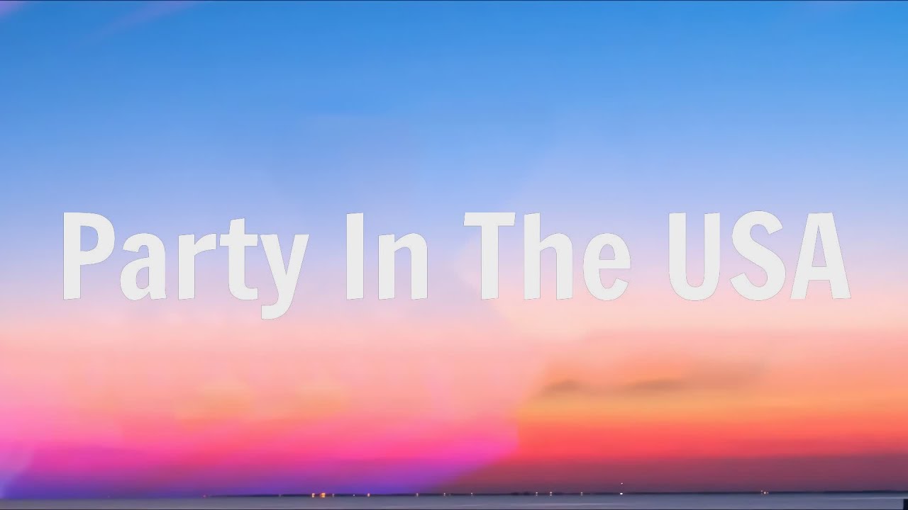 Party In The USA - Miley Cyrus (Lyrics) - YouTube
