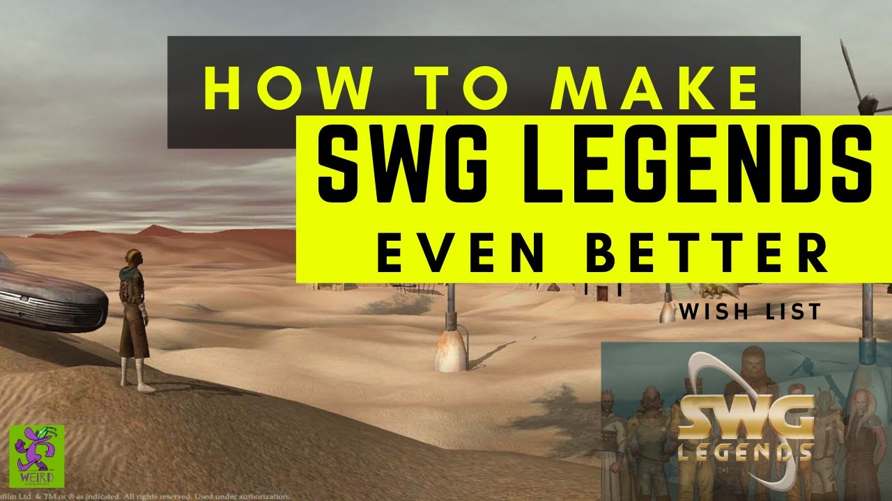How to Make SWG LEGENDS Even Better HINT: PVP Rankings - YouTube