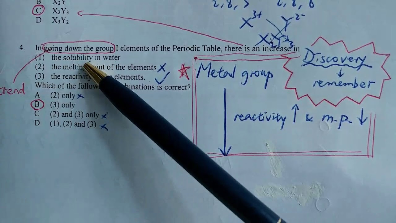 S3 Chem Past Test Paper 1 - YouTube