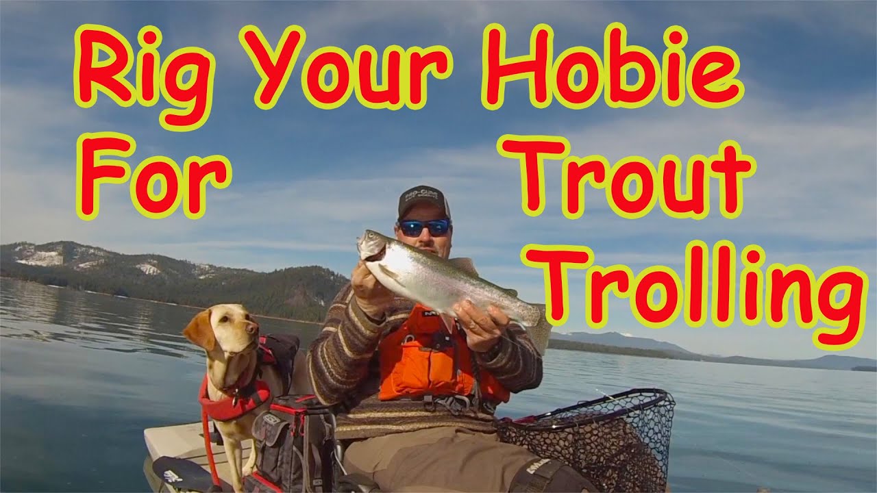 Hobie Pro Angler 14 Trout Trolling Set Up - YouTube