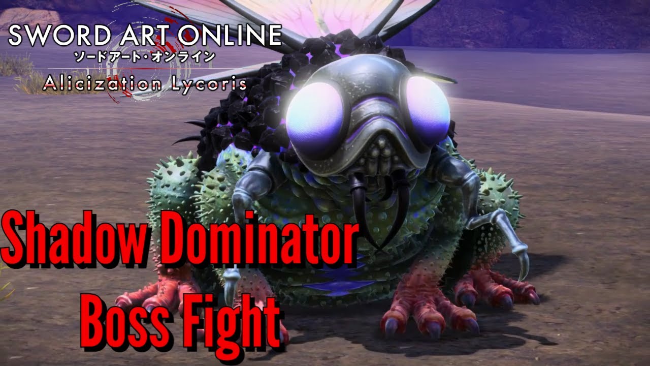 [SAOAL] Shadow Dominator Boss Fight - YouTube