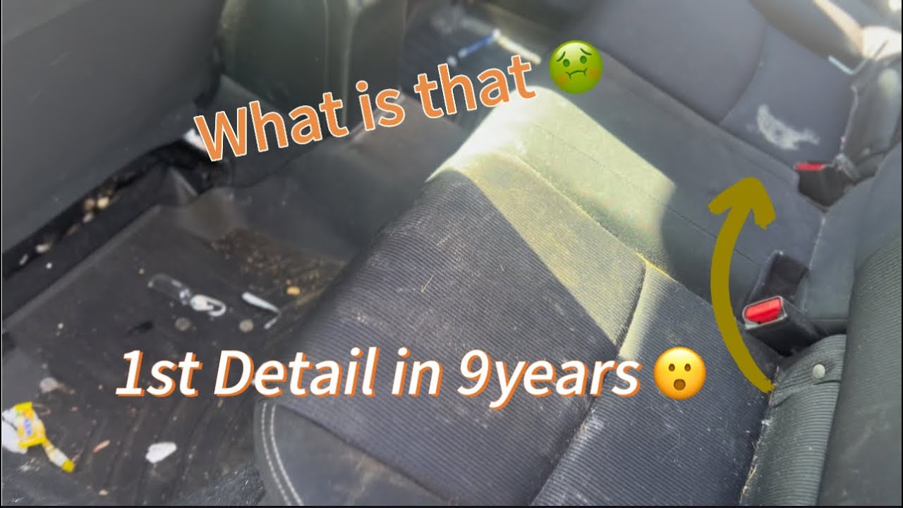 Deep Cleaning The NASTIEST Vehicle [Seat Extraction] Insane Car ...