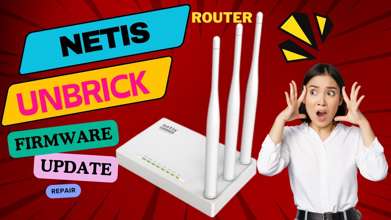 how to unbrick netis router | netis router repair | netis router firmware update - YouTube
