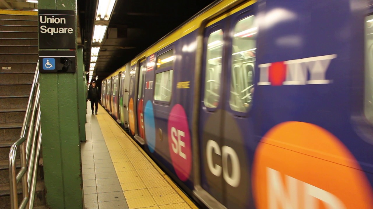 R160 (Q) Trains at 14th Street - Union Square (including Second Avenue ...