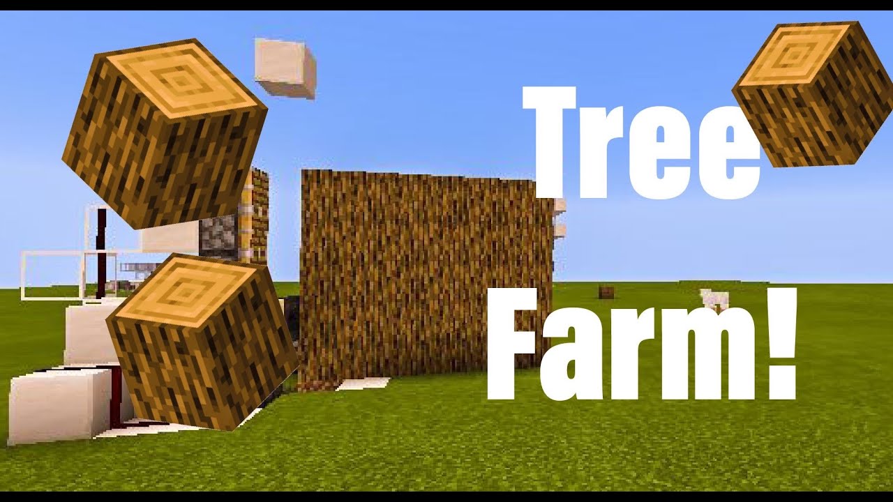 Semi Automatic TREE FARM Minecraft Bedrock Java 1 16 Nether semi-automatic-tree-farm-minecraft-bedrock-java-1-16-nether