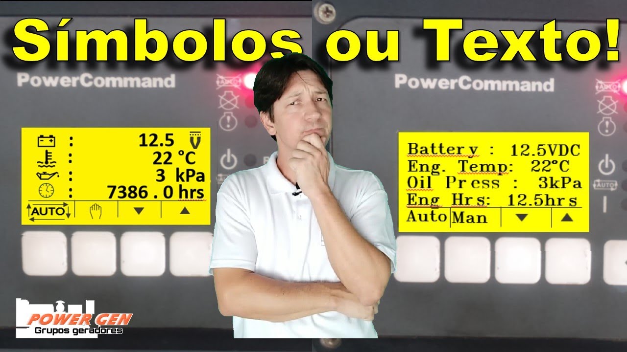 DICAS POWER GEN | SÍMBOLOS ou TEXTO no display do PCC 1301 e 1302 ...