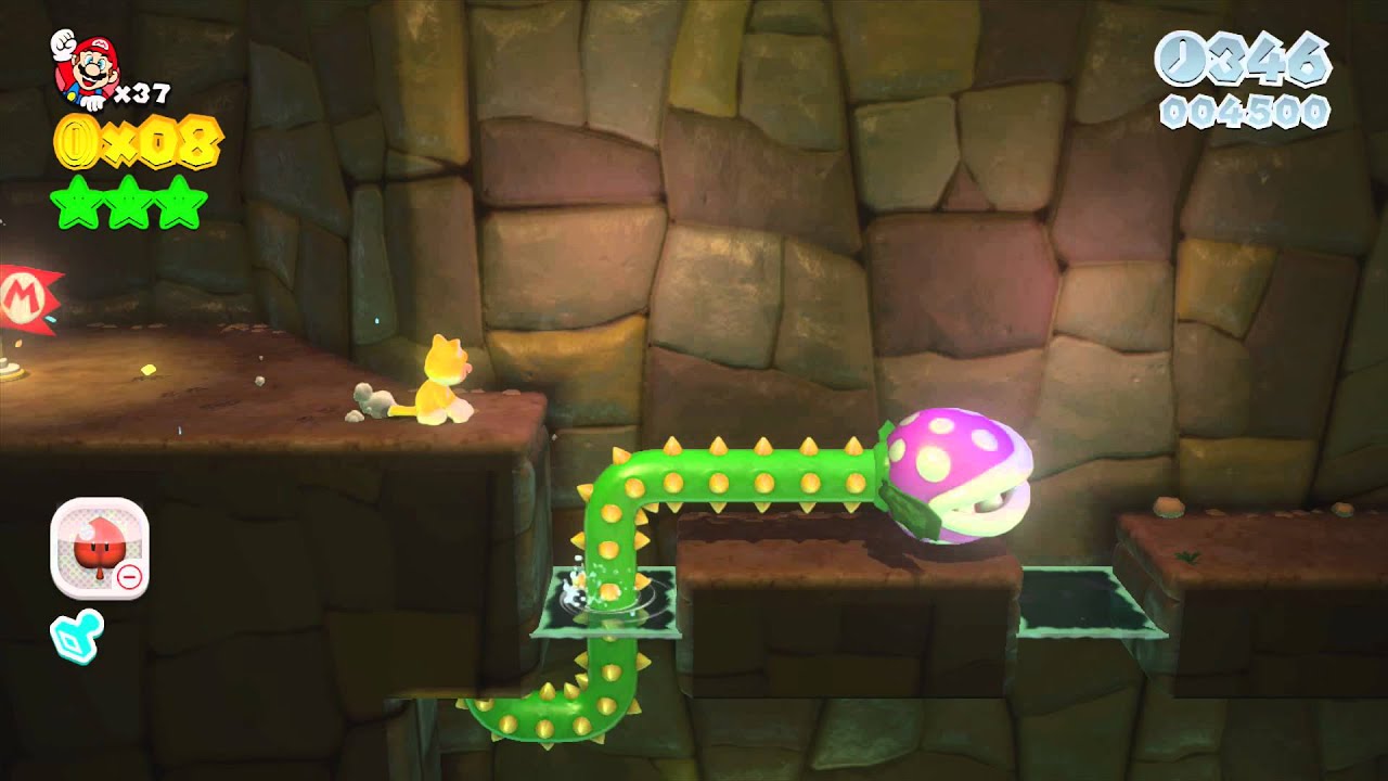 Super Mario 3D World Secret Exit in 4-2 [Full-HD][DE] - YouTube