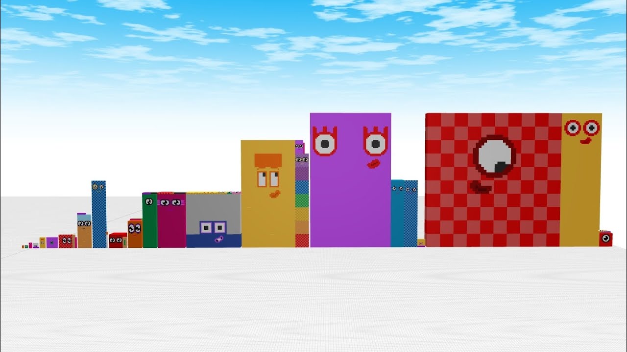 Numberblocks Doubles 2 To 131,072 *PART 3* (Draw bricks) - YouTube
