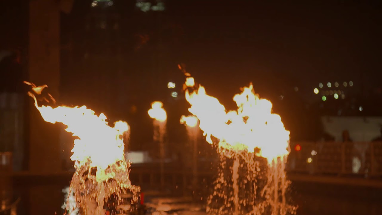 The FINAL Show Fountain Flame installation by Watermaster - YouTube