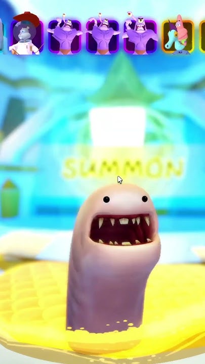 🪱Insane WORM LUCK on Robux Magic Conch Summon in Spongebob Tower ...