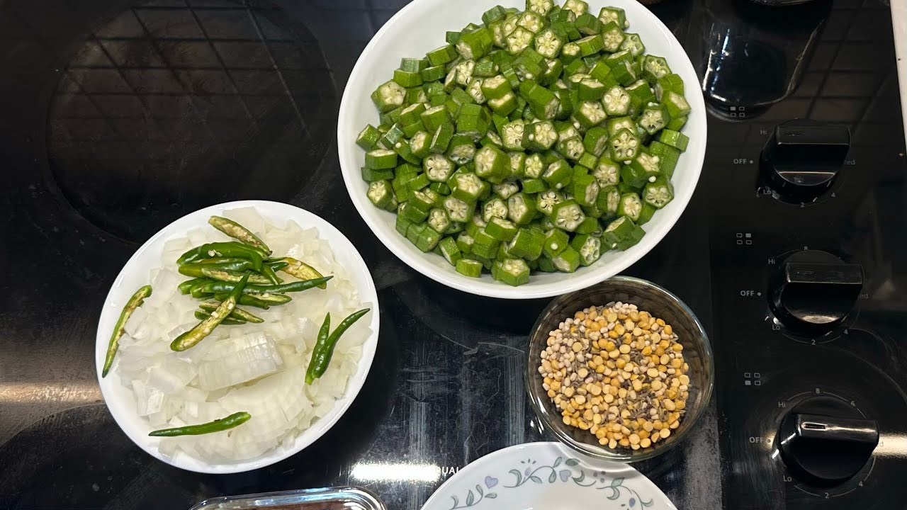 Bendakaya fry/ Ladies finger fry/ Bhendi fry - YouTube