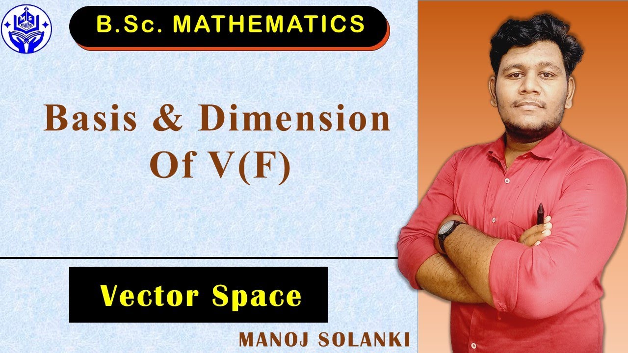 Basis and Dimension || Explanation in Video with Examples || Vector ...