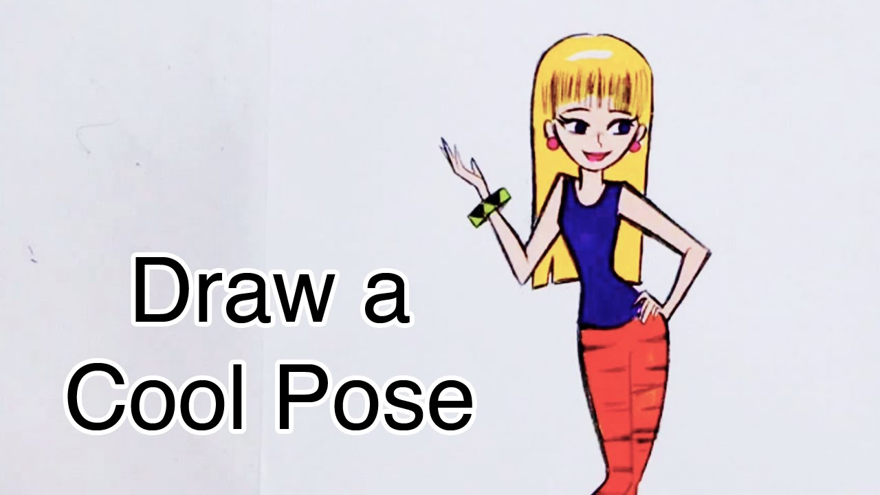 How To Draw a Cool Female Pose (Step by Step) - Christopher Hart