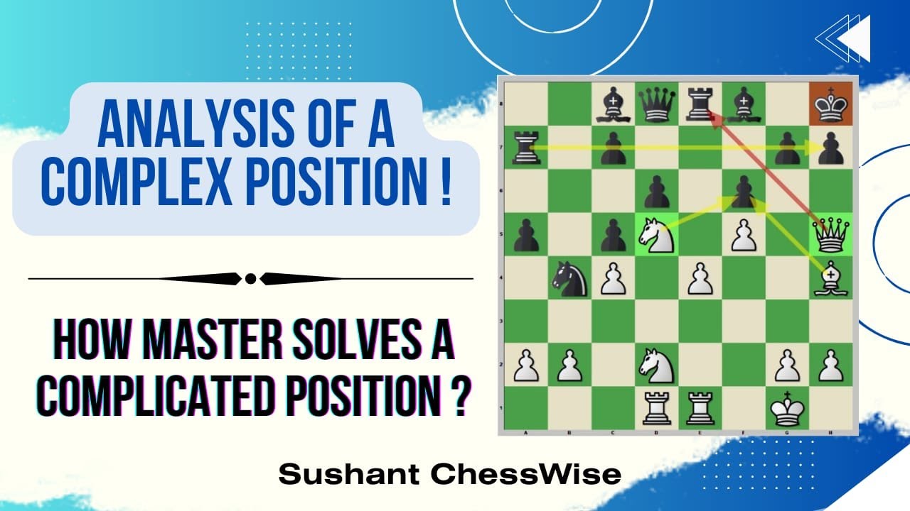 Lesson - 848 Analysis of A Complex Position ! How Masters Break Down A ...
