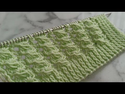 Kendi Tasarımım 👍Güzel Şiş Örgü Modeli Yapılışı ✅Çeyizlik Yelek /Anne Yeleği Örneği Crochet Knitting